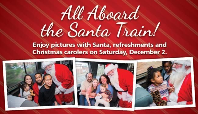 Tickets on sale NOW for NC By Train's popular Santa Train