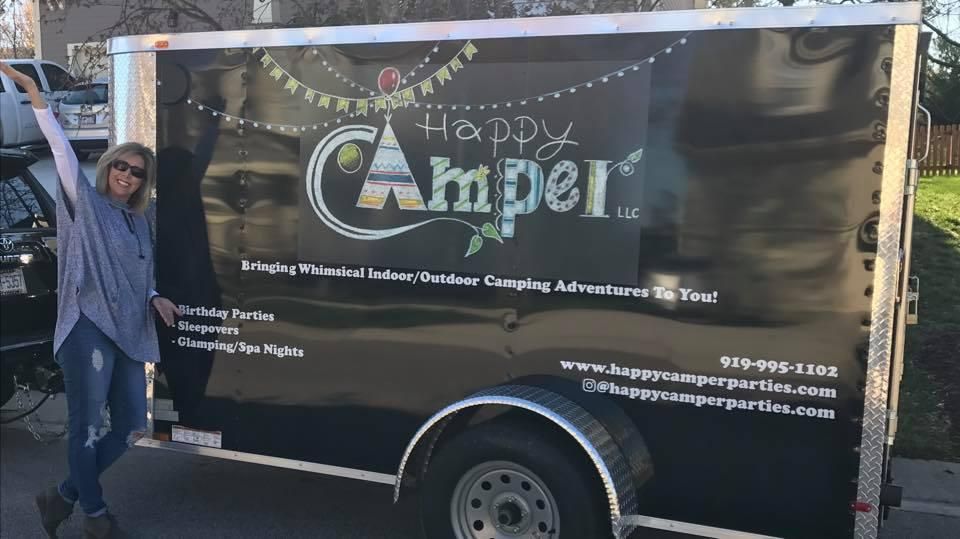 Wake Forest mom brings 'happy camper parties' to you