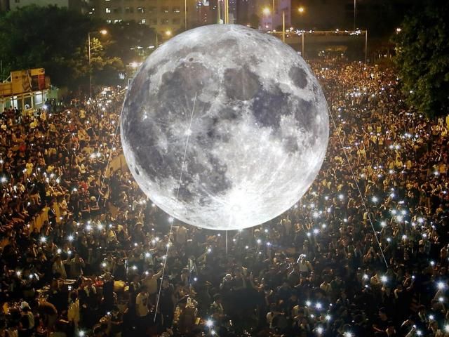 Giant replica of the moon to stop in downtown Durham this week
