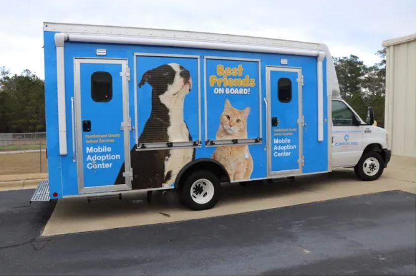 New adoption van brings Cumberland County dogs, cats outside the shelter