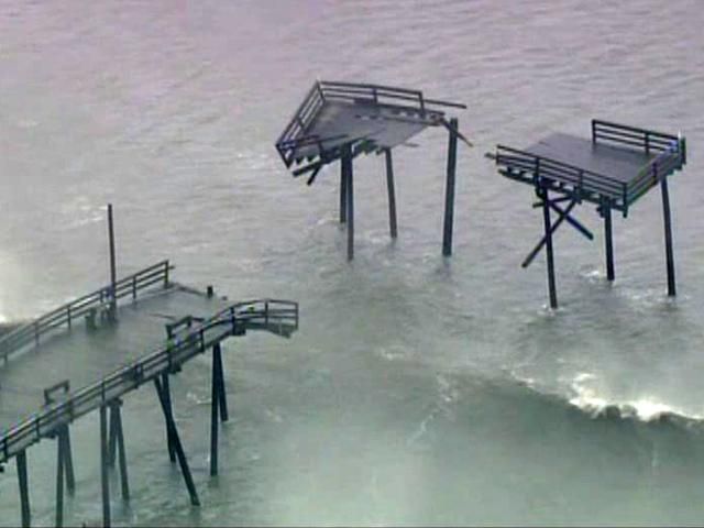 Frisco Pier walks the plank