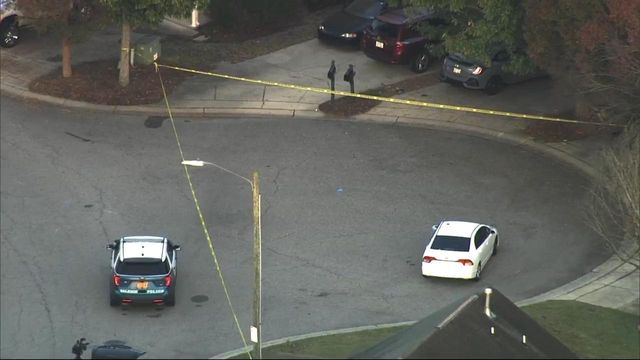 Sky 5 flies over neighborhood 14 hours after east Raleigh shooting