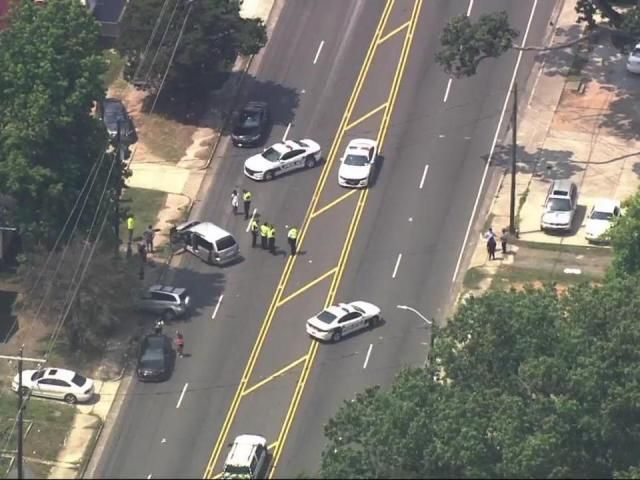 Five people hospitalized after Durham crash