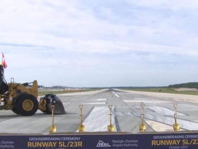 RDU breaks ground on new runway