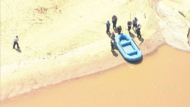Sky 5 flies over water rescue reported in east Raleigh
