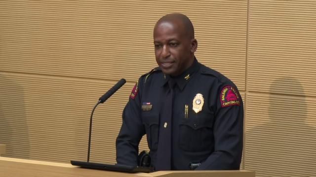 Raleigh police chief discusses alleged sex crimes of Raleigh police officer