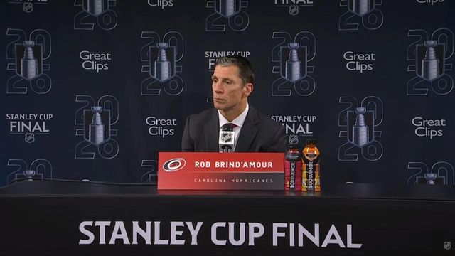 Rod Brind'Amour shares thoughts before Game 1 of final