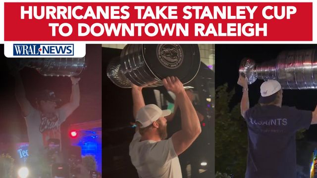 Highlights: Canes and Caniacs partying with Stanley Cup at Raleigh bar