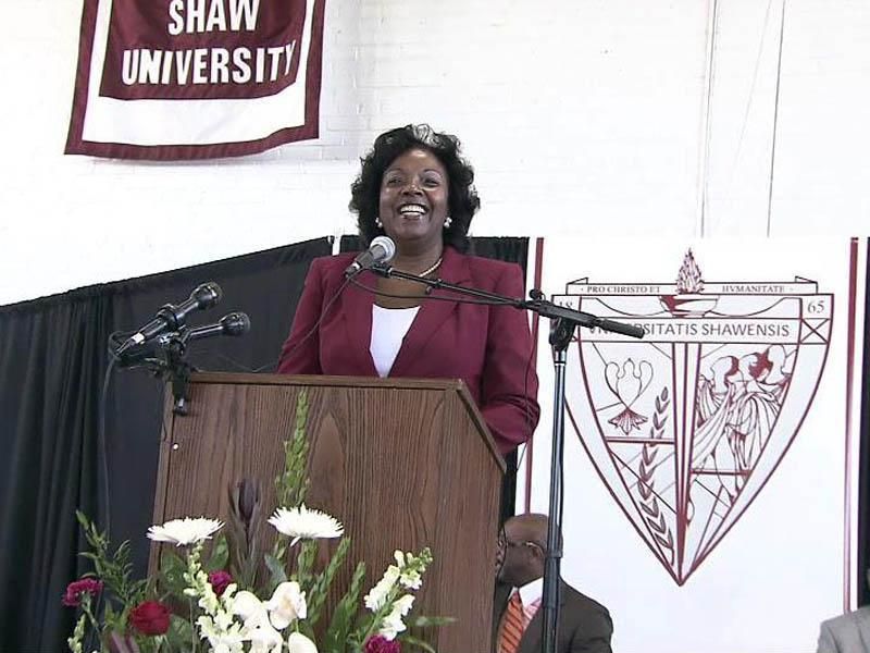 Shaw names first female president