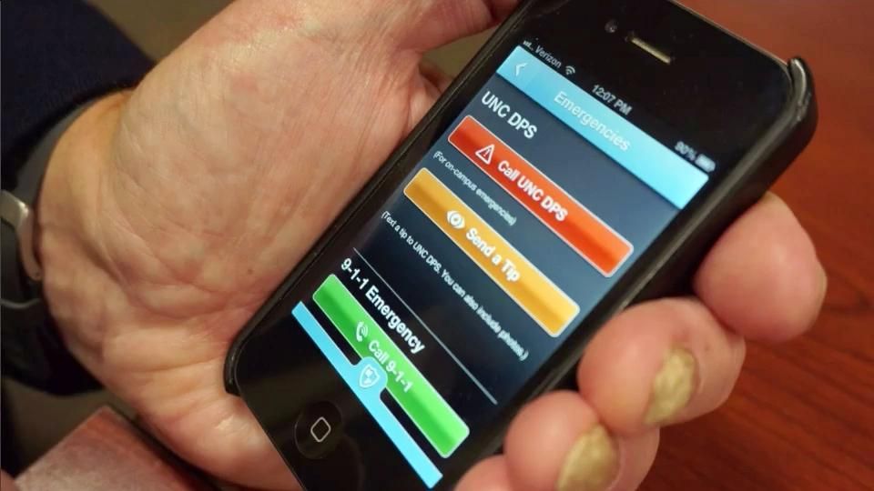 App makes smartphones into safety devices on UNC campus