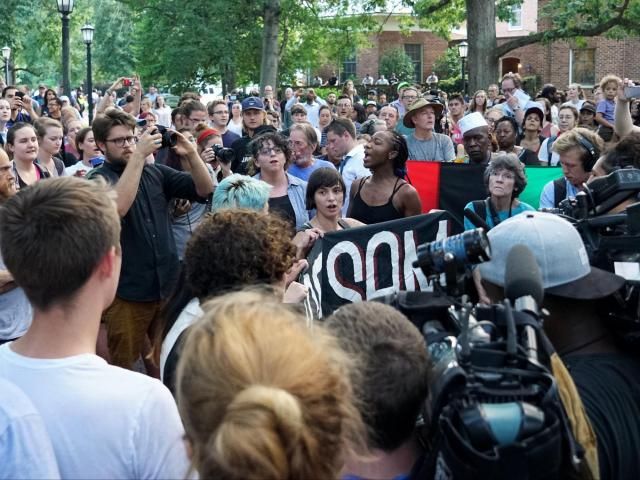 UNC student arrested after hundreds protest at UNC-Chapel Hill Silent ...
