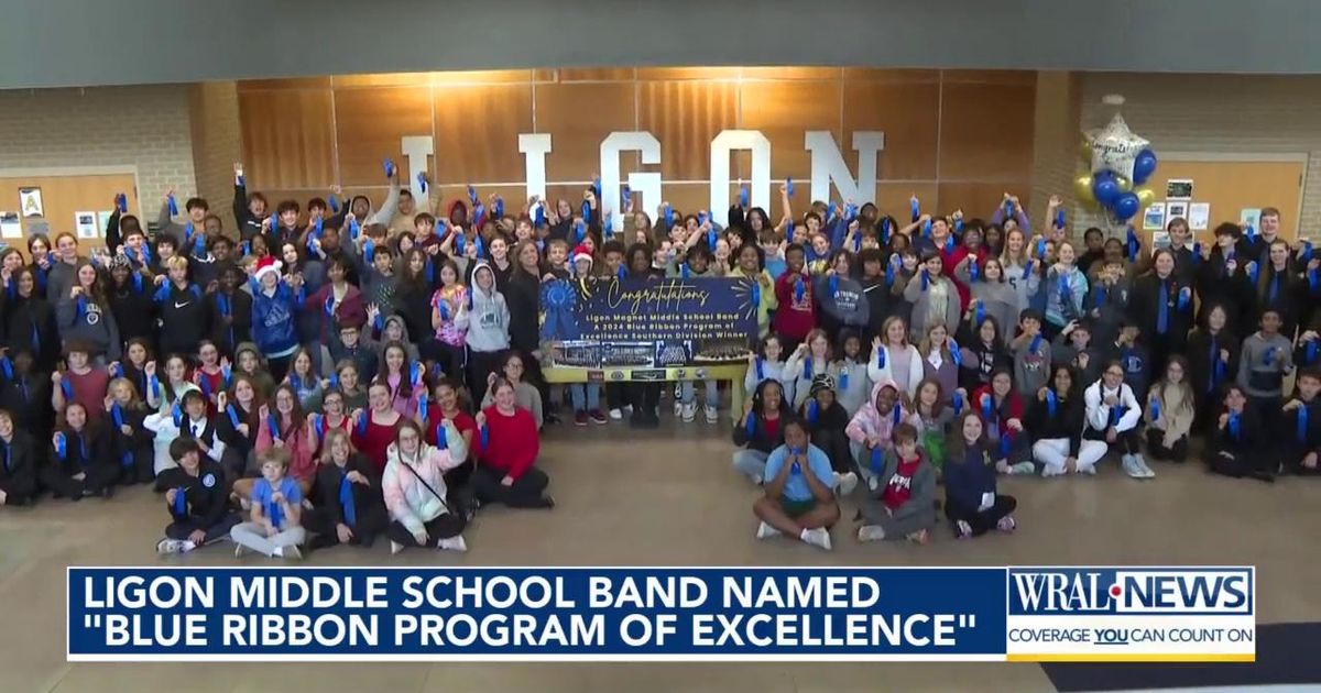Ligon Magnet Middle School Band earns national honor :: WRAL.com