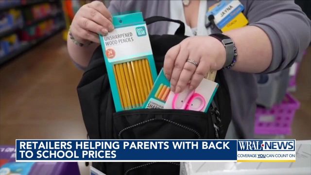 Major retailers pledge to hold the line on school supplies