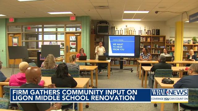 Firm gathers community input on Ligon Magnet Middle School renovation