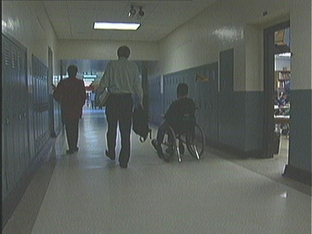 Student Injured Last Fall Back in School