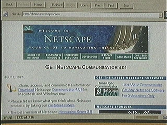 Netscape Edges Out in Front With New Web Browser