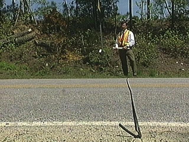 Highway Planners Count Traffic with Tubes