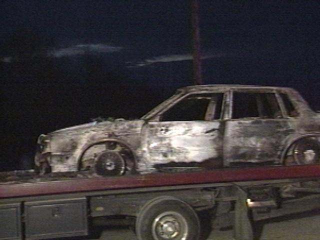 Police Identify Scorched Car -- Body Remains To Be Idenitified