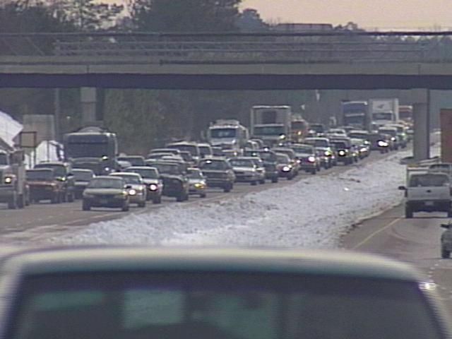 Traffic Makes Clearing Roads More Difficult for DOT