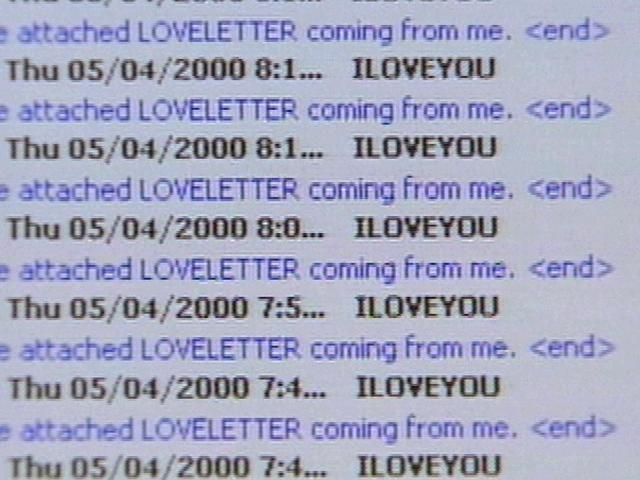 "ILOVEYOU" Virus Spreads Across Triangle, U.S., World