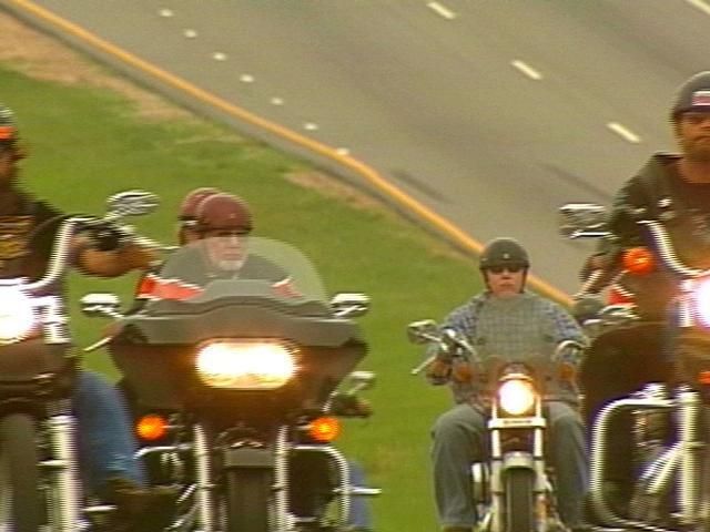 Bikers Rally in Memory of Fallen Motorcyclist