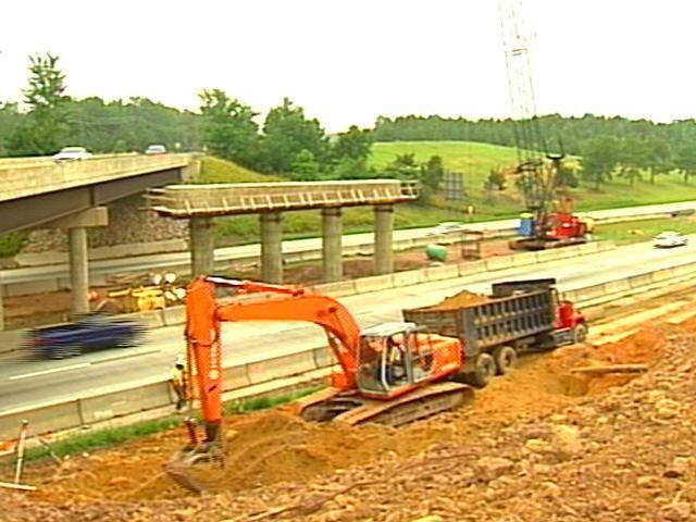 Road Construction Under Way Near New Southpoint Mall