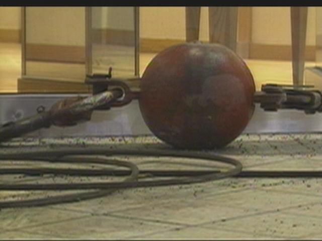 Wrecking Ball Crashes Through Ceiling At Northgate Mall