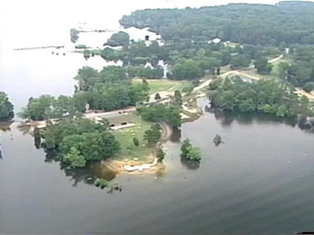 Flooding Closes Down Kerr Lake; Easley Puts State On Alert