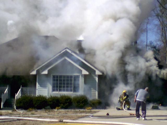 Firefighters Respond to Wilson House Fire