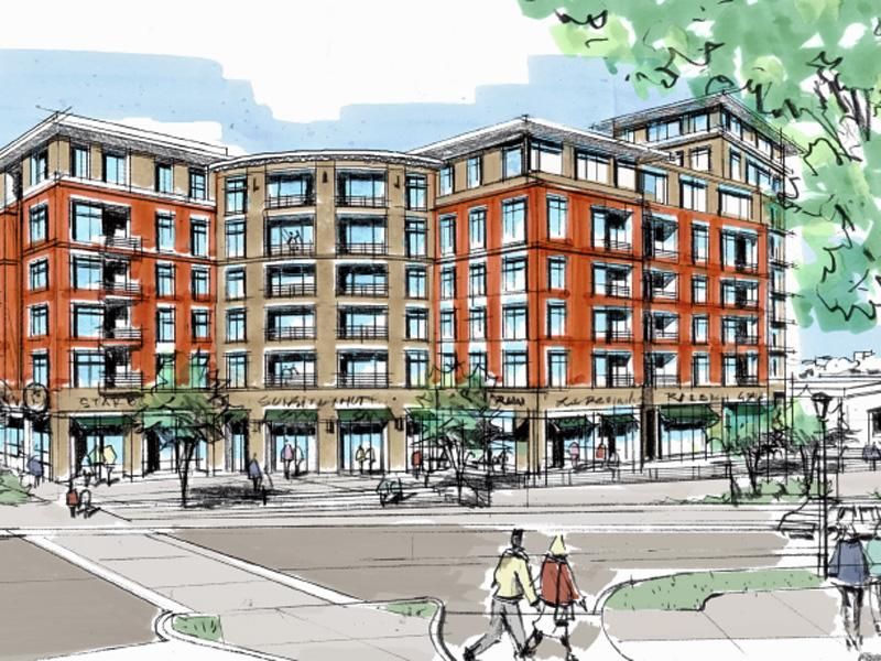 Plan for Cameron Village looking up