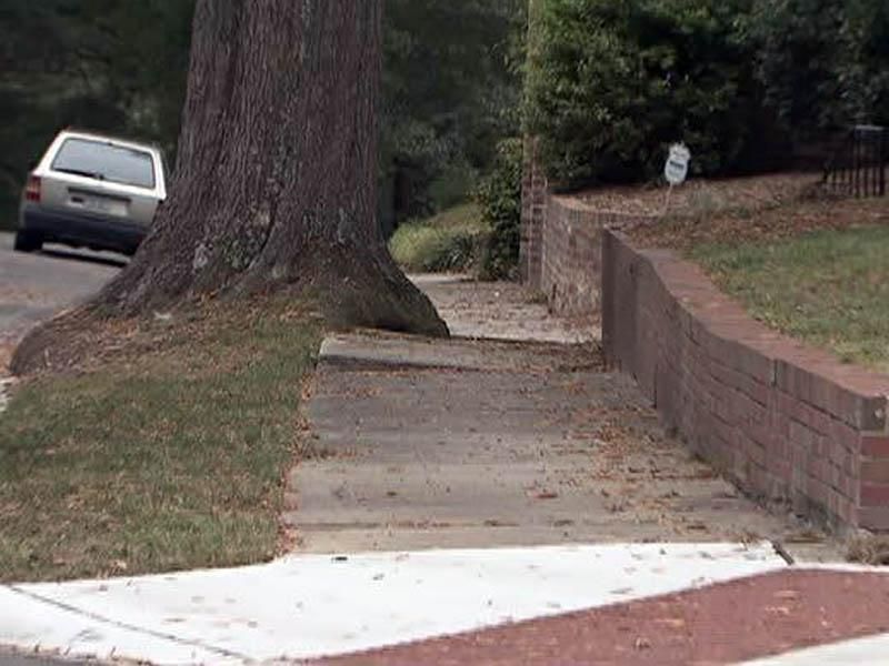 Durham wheelchair ramps lead to impassable sidewalks