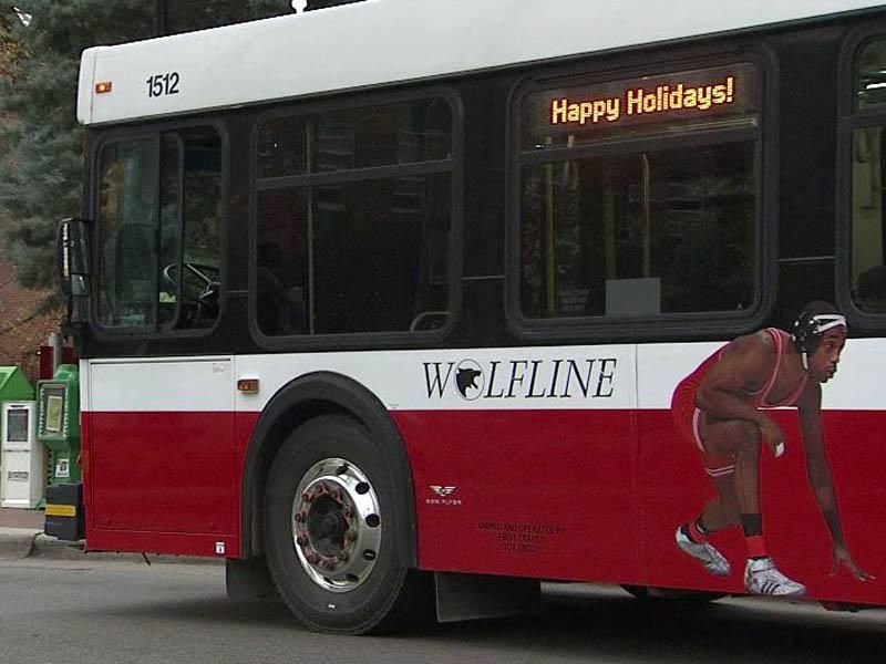 Drivers say Wolfline buses have had problems with fumes