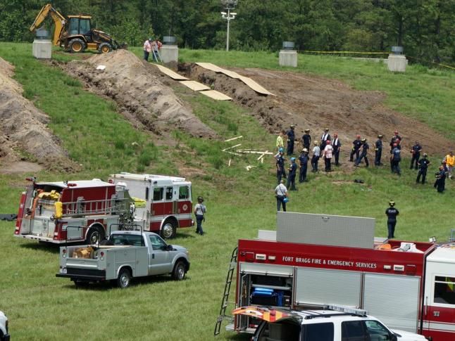 Man dies in trench collapse at Fort Bragg