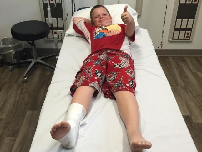 Boy recovering after being bitten by shark in Surf City