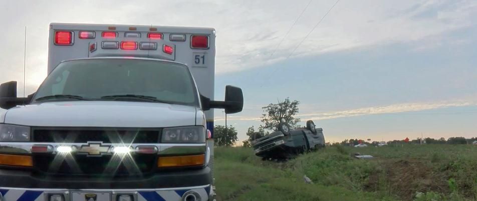 Driver pinned upside down for 45 minutes in Johnston County crash