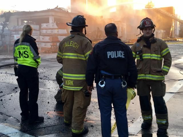 Cleanup from largest Raleigh fire in decades to last into weekend