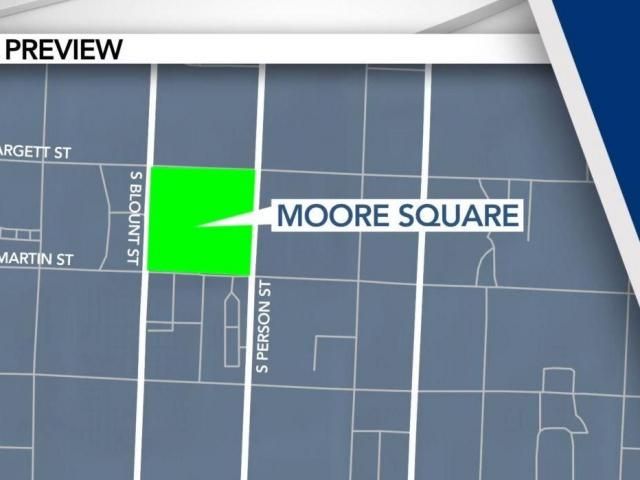 Moore Square construction continues while keeping city's homeless in mind