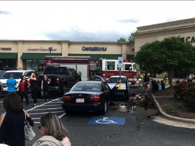 Evacuation lifted at Cross Pointe Centre in Fayetteville after gas line struck