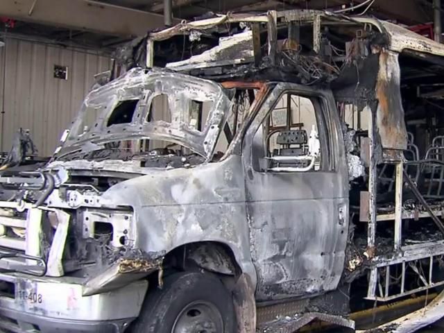 Propane-powered bus explodes in Fayetteville