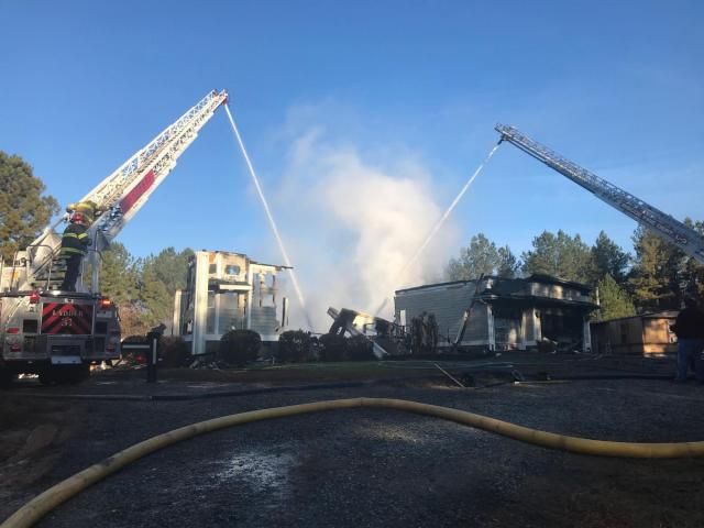 House destroyed in Moore County fire