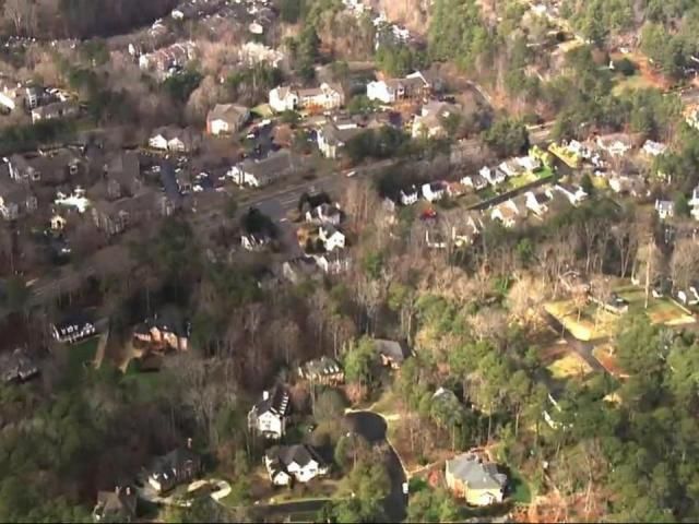 First aerial views of storm damage in Raleigh