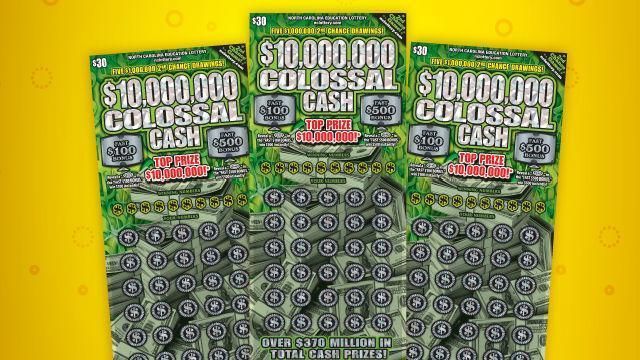 Southern Pines man is second $1 million winner in Colossal Cash