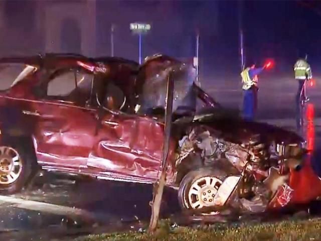 Car knocks over telephone poles, causing power outage near New Bern ...