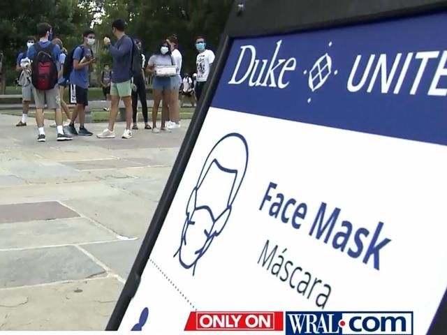 Random testing helping keep coronavirus at bay on Duke campus