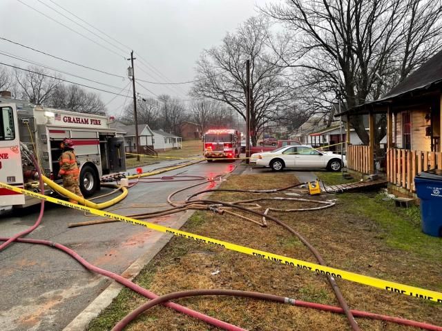 One person dies in early-morning house fire in Graham