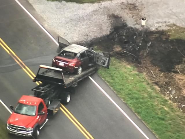 Edgecombe County shootout leads to crash, car fire