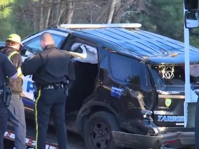 Arrest made in crash that injured Tarboro police officer