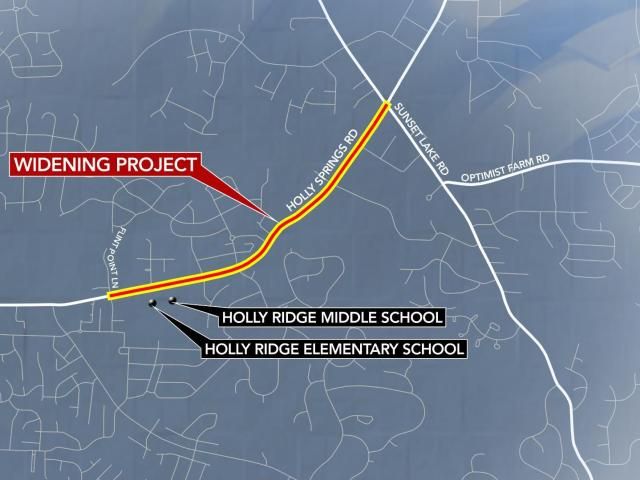 Work starts on Holly Springs construction project expected to impact ...