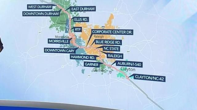 Cost of proposed Greater Triangle Commuter Rail increases