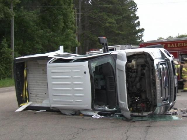 Overturned truck blocks Hillsborough Street intersection Saturday after ...